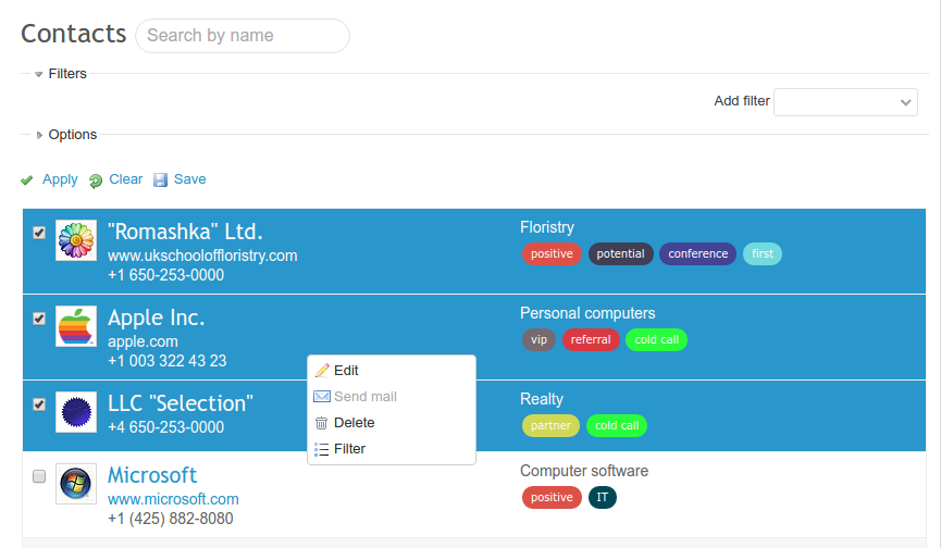 Bulk operations | CRM plugin documentation